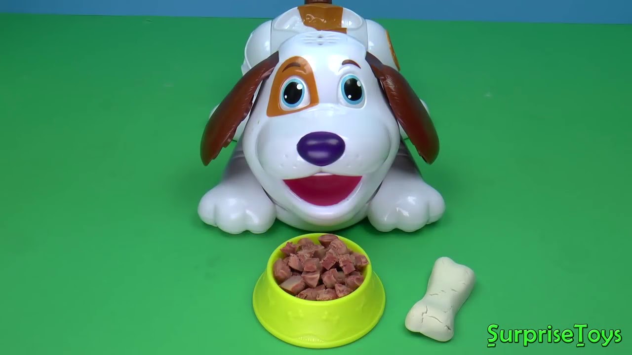 Play Doh Puppies Playset, Play Dough Cute Puppies - YouTube