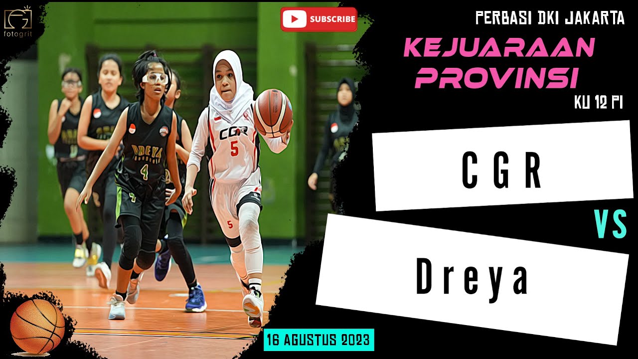 [Basketball] CGR VS DREYA - KU 12 Putri - YouTube