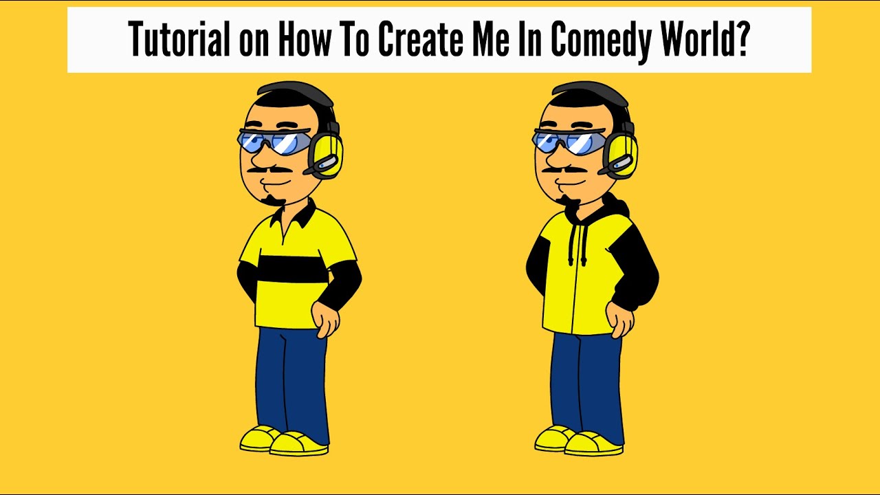 Tutorial on How To Create Me In Comedy World (Read Description) - YouTube