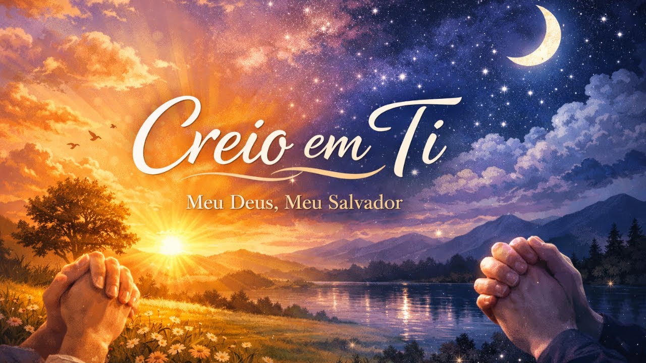 "CREIO EM TI | Oração Cantada Profunda Para Começar e Terminar o Dia em ...