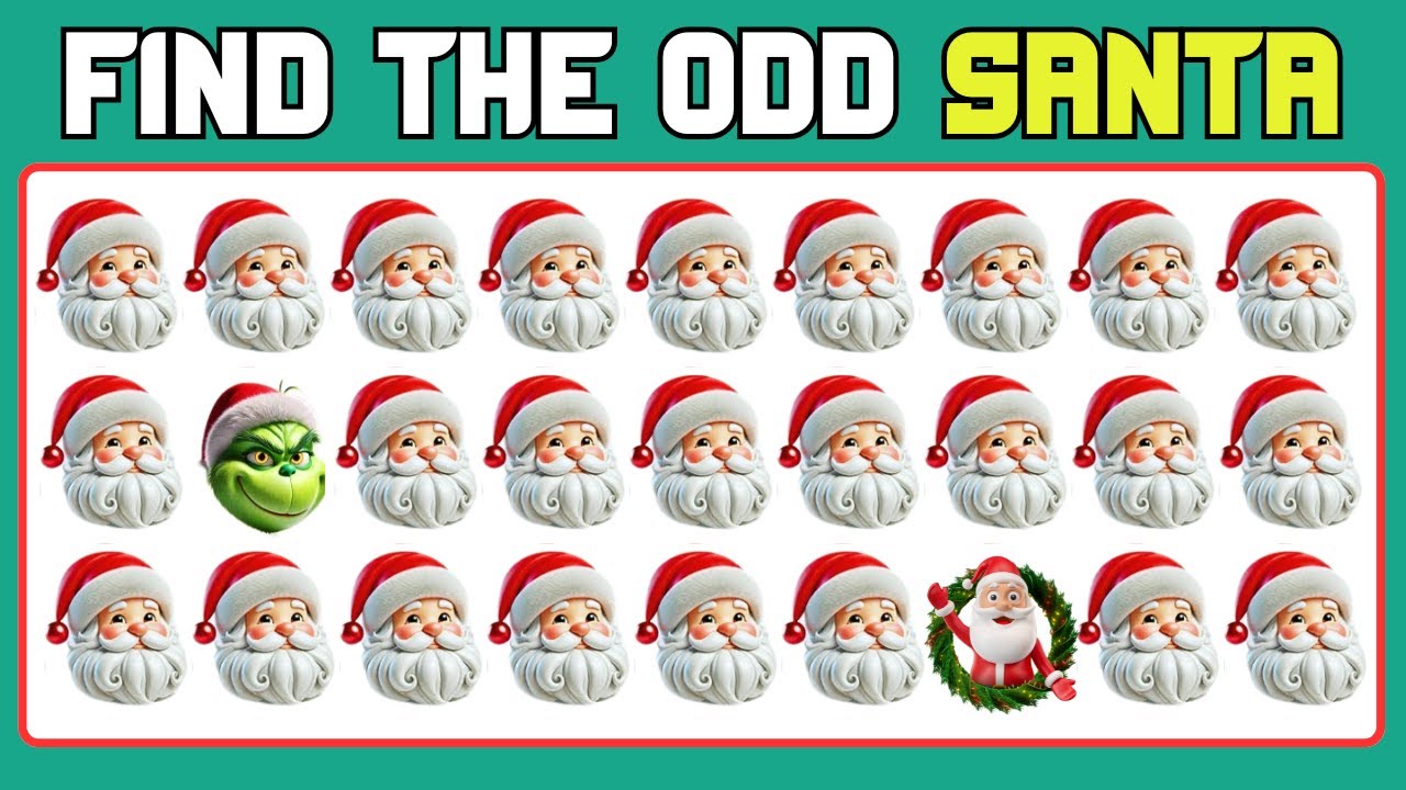 Find the ODD One Out - Christmas Edition 🎄🎅⛄️ | Impossible Challenge ...