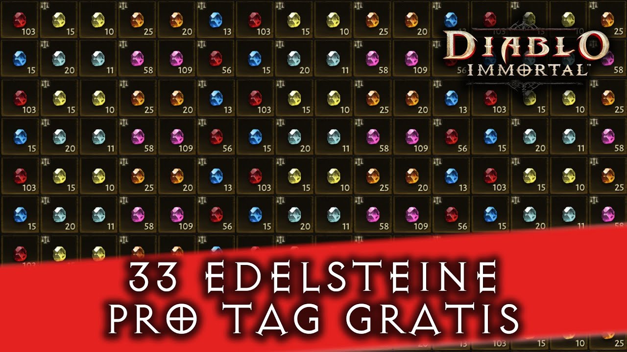 So gibt’s 33 Edelsteine pro Tag gratis in Diablo Immortal - YouTube