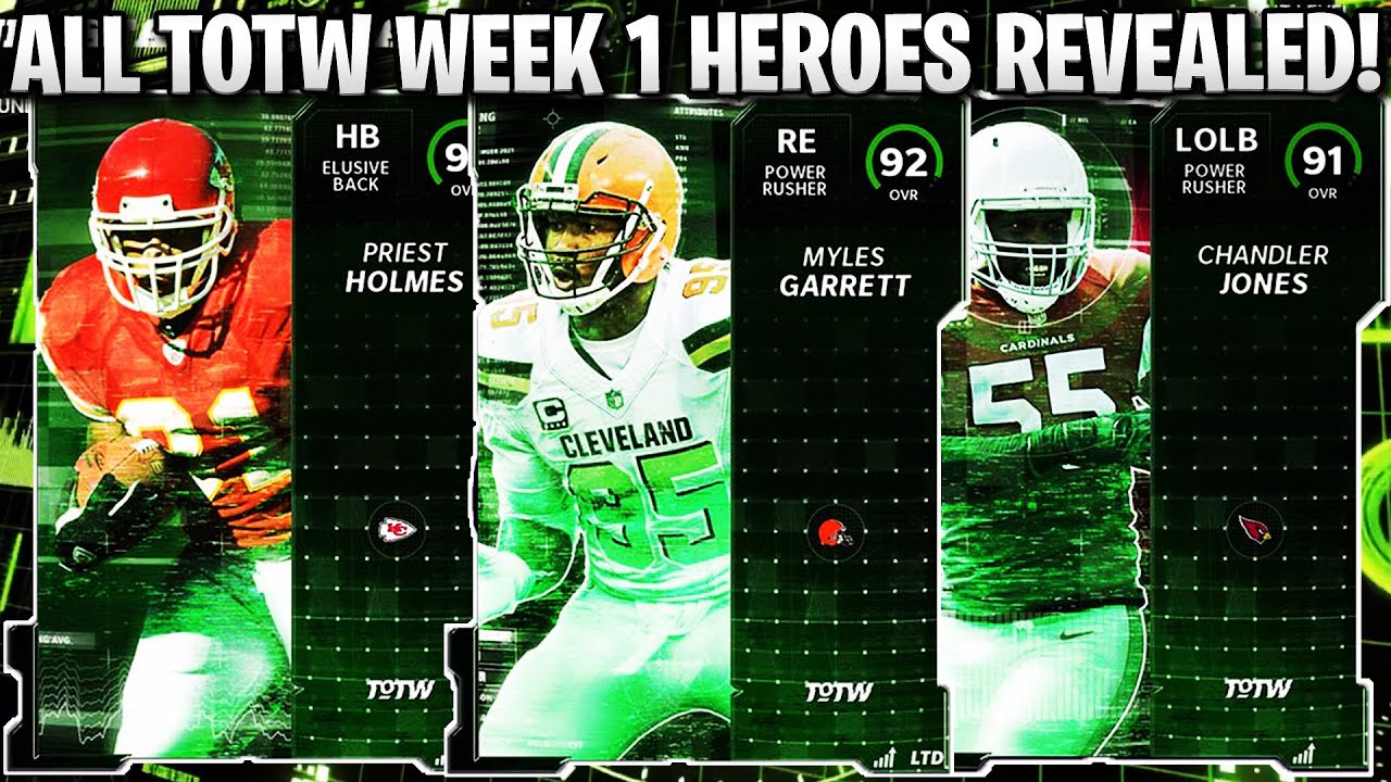 ALL TOTW WEEK 1 HEROES REVEALED! LTD GARRETT, HEROES CHANDLER, PRIEST ...