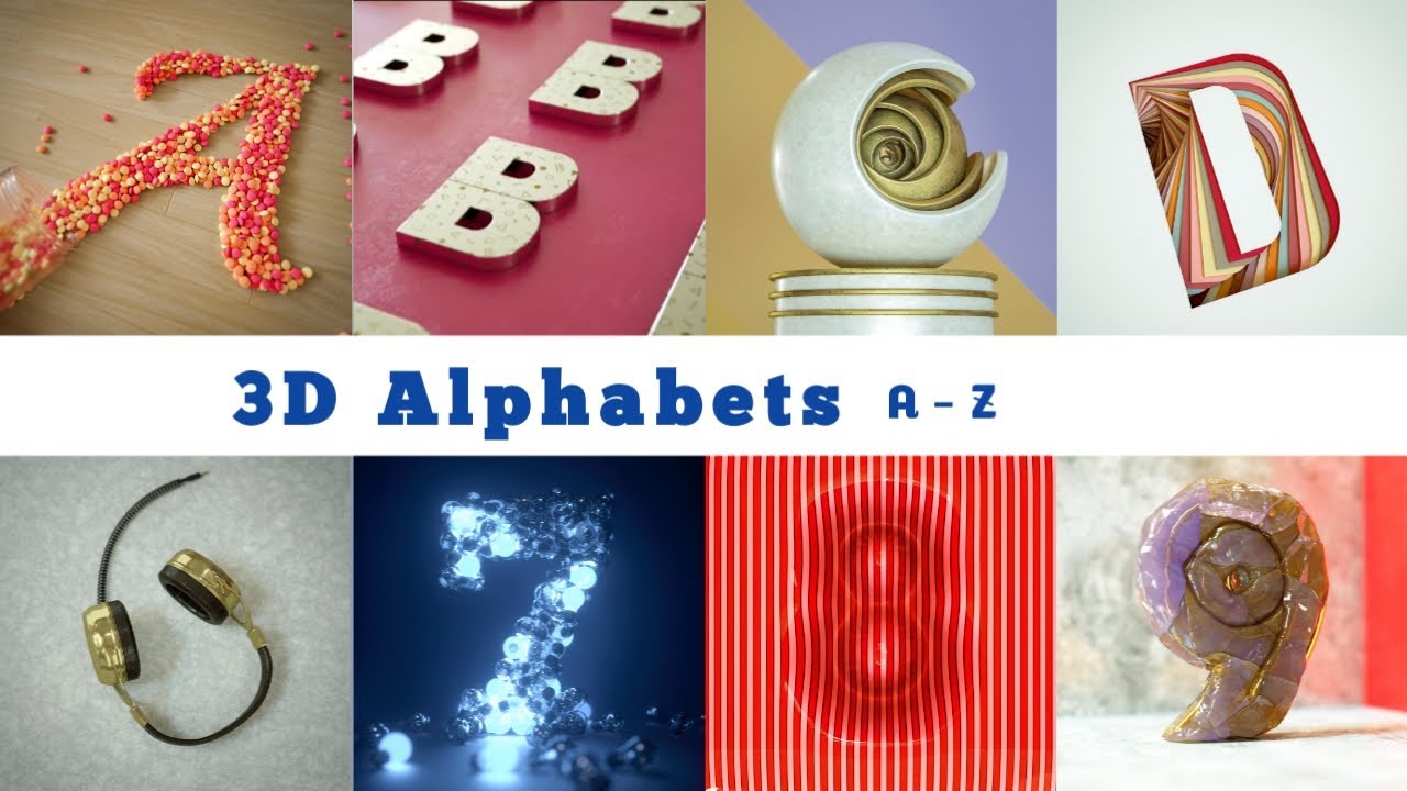 Animated Alphabets_36days of type, A-Z alphabets. - YouTube