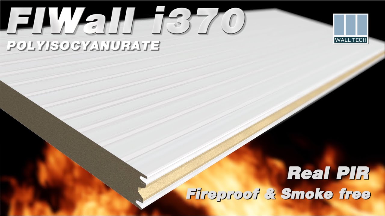 Insulated panel FIWall i370 Real PIR by Wall Tech - YouTube