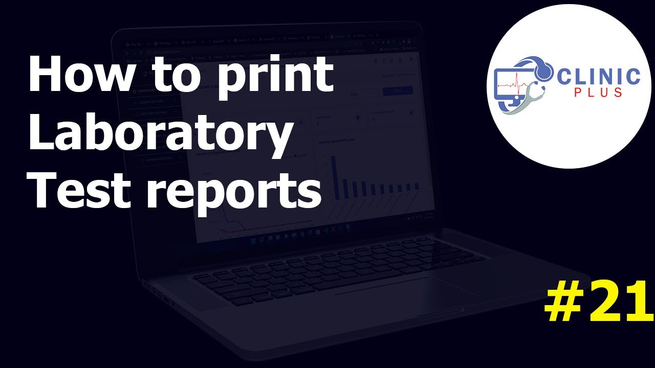 How to print laboratory test reports in clinicplus hospital software ...