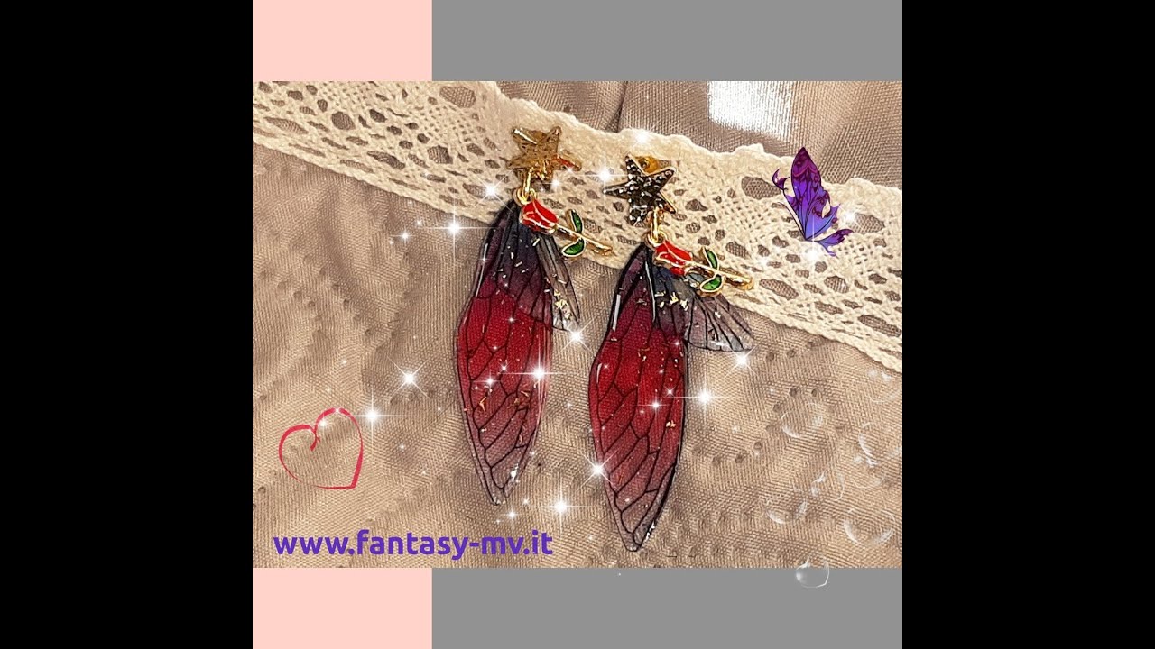 Tutorial: Orecchini farfalla 🦋 @FantasyManuelaVio - YouTube