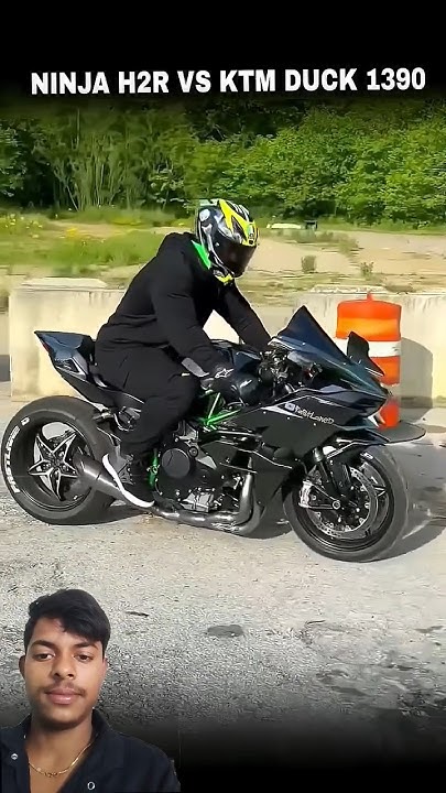 NINJA H2R VS KTM 1390 SUPER DUKE#bike #h2r#shorts - YouTube