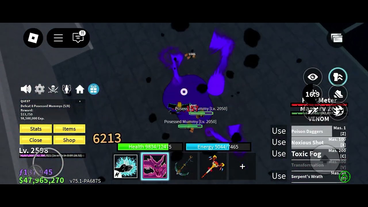 main blox fruit pr 4 (akhir nya level max) - YouTube