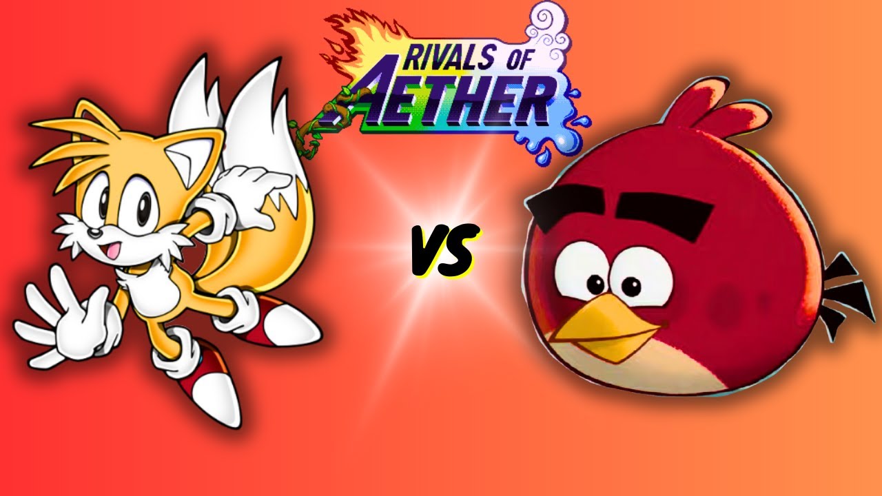 Tails vs Red Angry Bird - YouTube