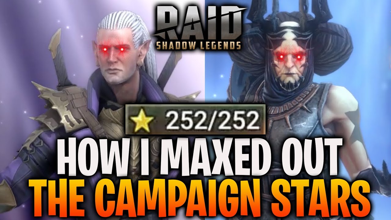 How I Maxed the Campaign Stars Easily in Raid Shadow Legends with These ...