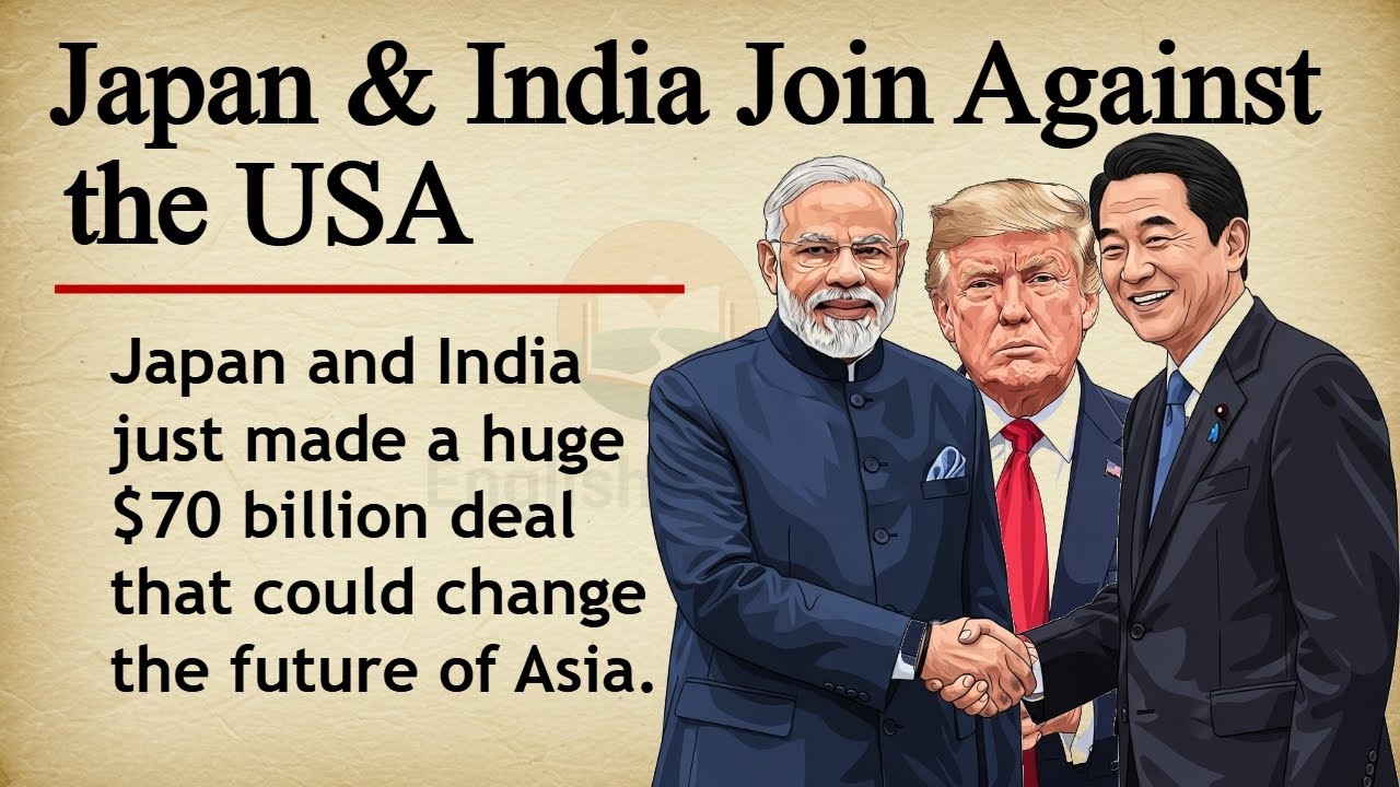 Japan & India Join Against The US || 🇯🇵🇮🇳🇺🇸 Learn English Through Story Level 2 || Graded Reader ...