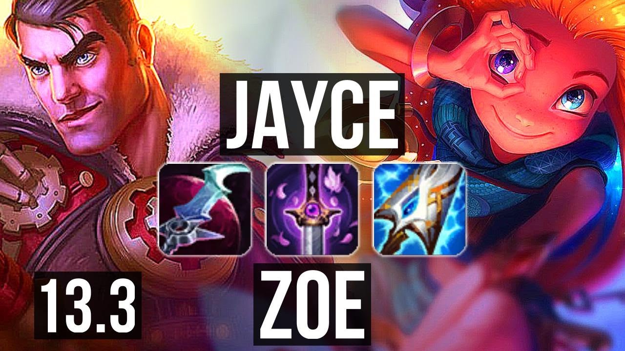 JAYCE vs ZOE (MID) | Rank 1 Jayce, Rank 8, 12/3/12 | KR Challenger | 13 ...
