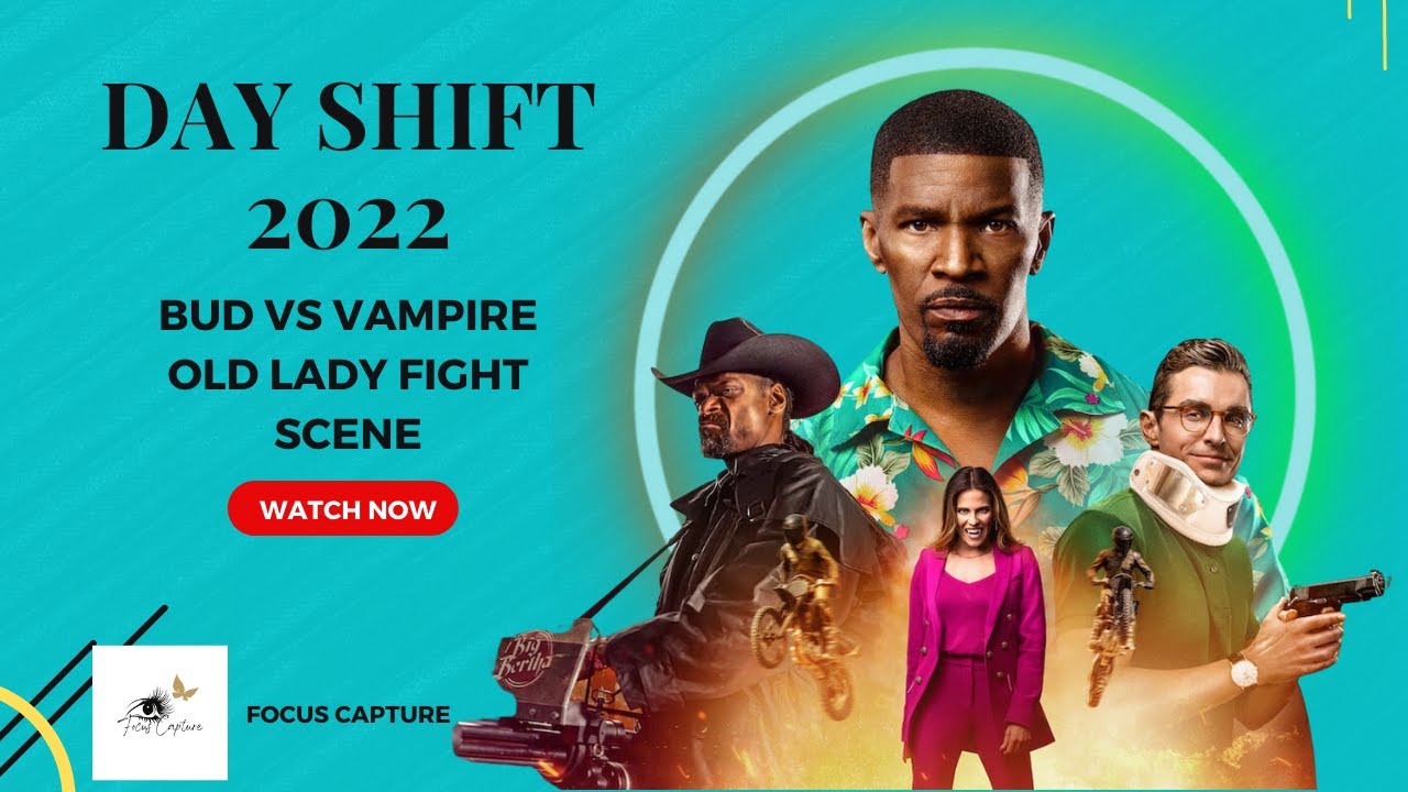 Bud vs Vampire Old Lady Fight Scene | Day Shift (2022) | Rewind Edition ...