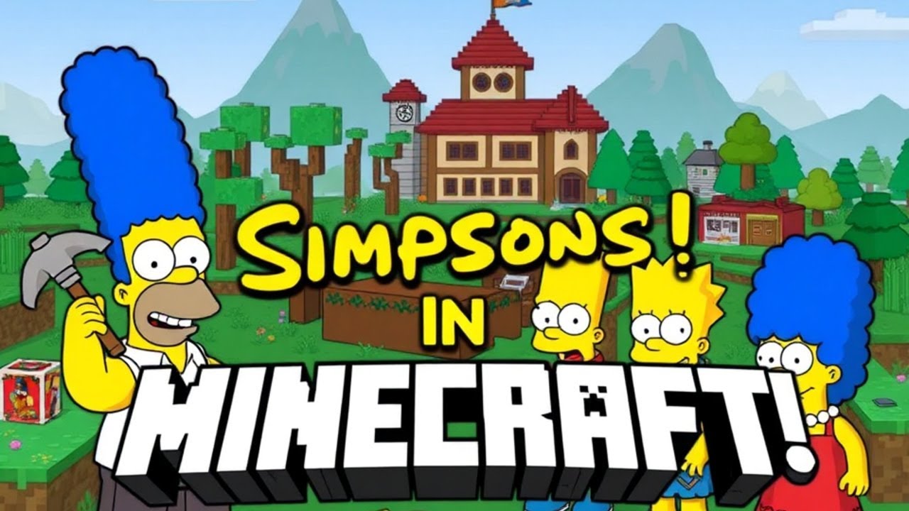 Building Springfield in Minecraft: The Simpsons Come to Life! - YouTube