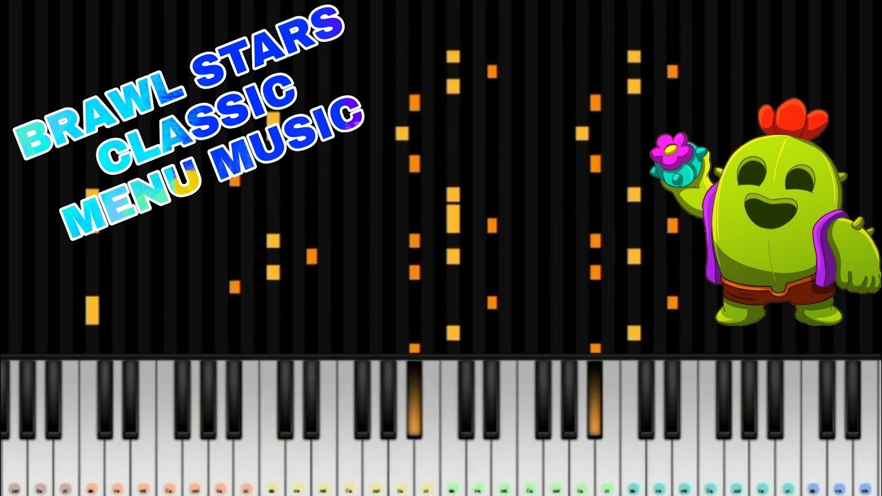 BRAWL STARS MENU THEME MUSIC ( Piano Version ) - YouTube