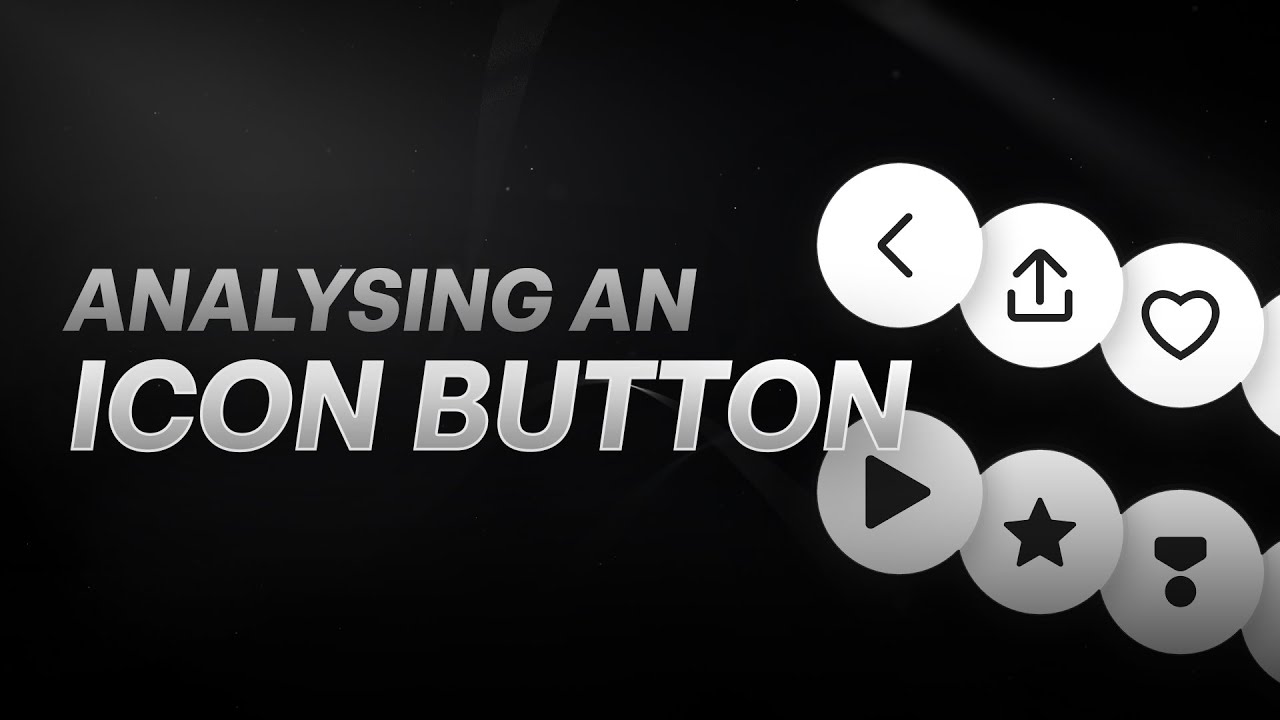 Analysing Icon Buttons in a Design System - Figma Tutorial - YouTube