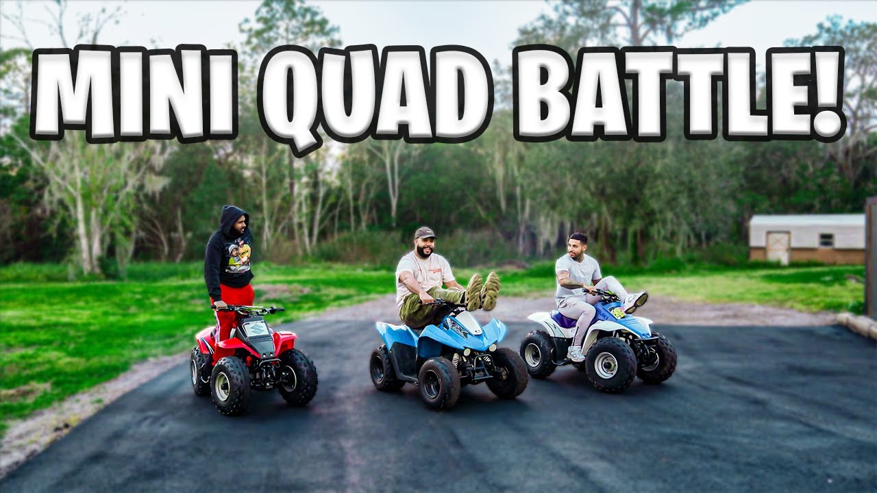 Insane Mini Quad Battle! | Braap Vlogs - YouTube