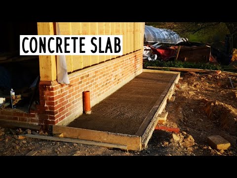 How to Prepare and Shutter a Concrete Slab --- [Cartlodge build 009 ...