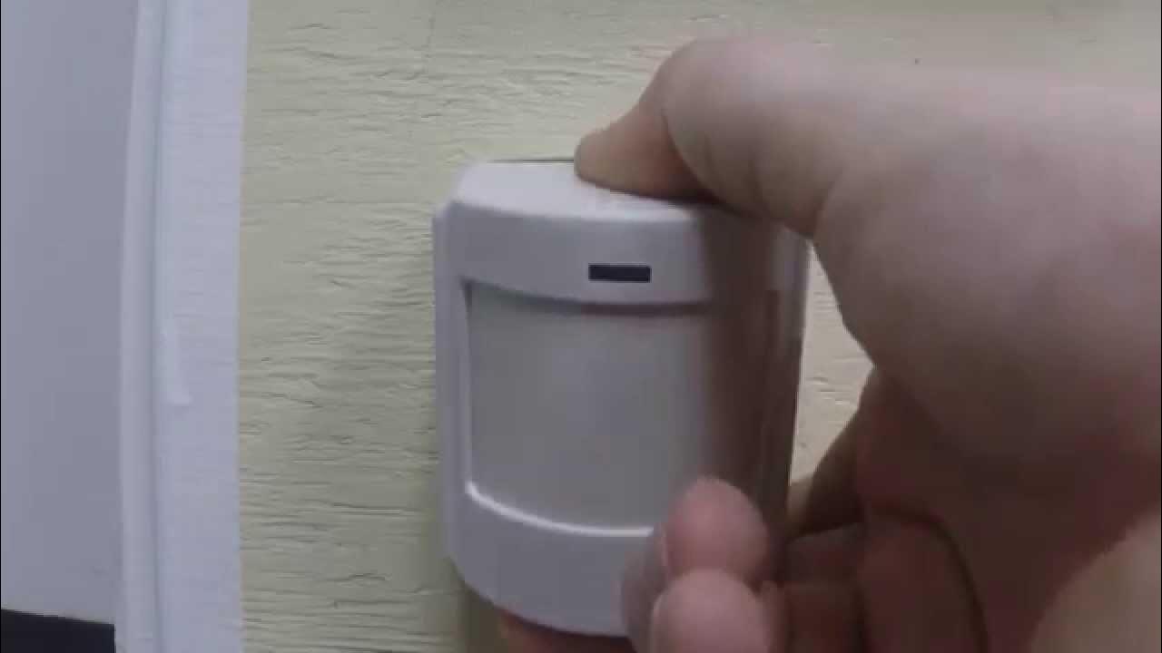 Interlogix Simon XTi and NX8 Wireless Motion Sensor battery change - How to - YouTube