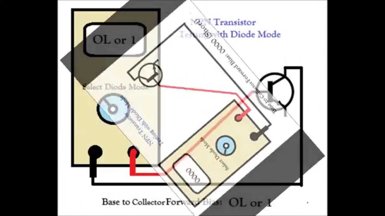 How To Test NPN Transistor with DMM? - YouTube