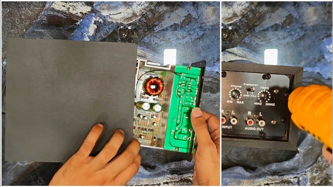 Inside Fabtec Car Amplifier | Amplifier with Enclosure Box | Mono Amp ...