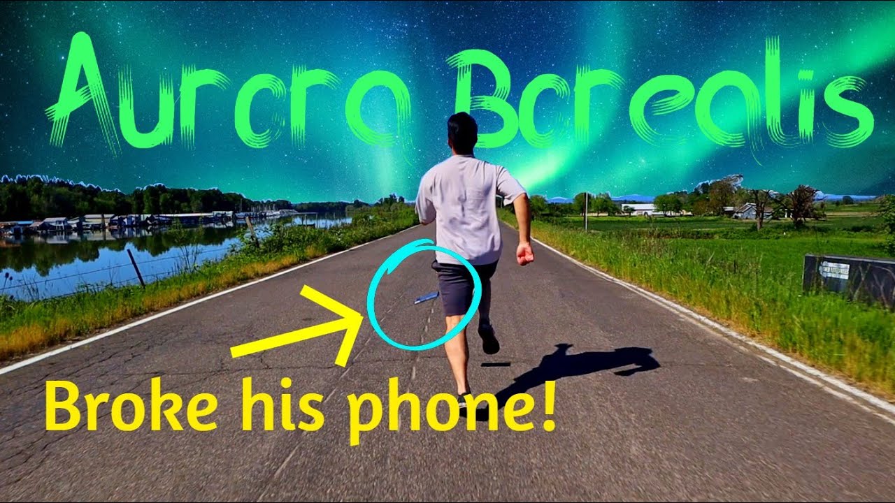 24 Hour NO PHONE Challenge! (NORTHERN LIGHTS phenomenon) - YouTube