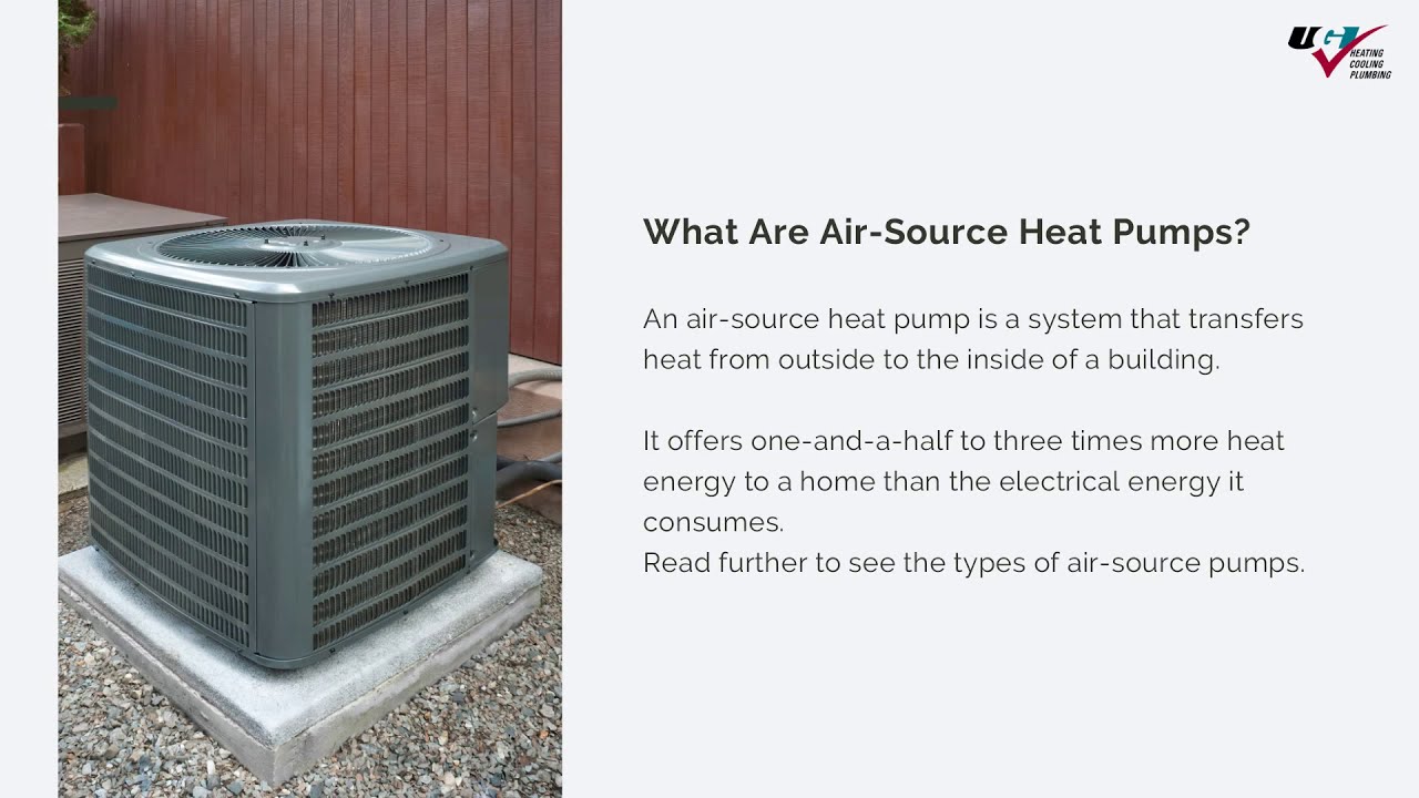 Different Types Of Air Source Heat Pump Systems - YouTube