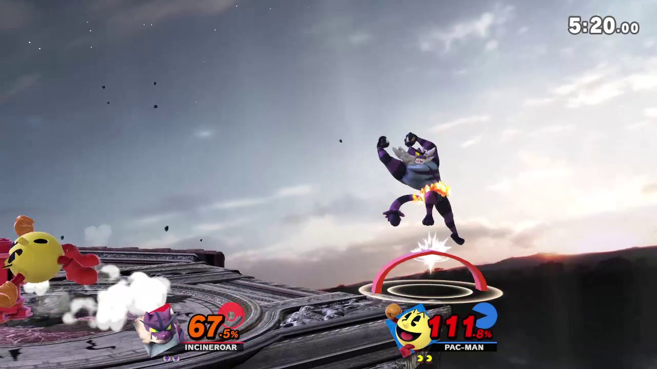 Incineroar (me) vs Pacman | Cross Chop Confirm - YouTube