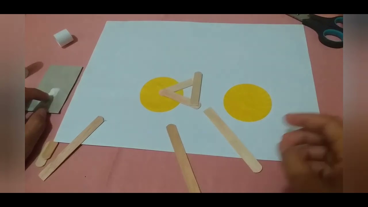 Kreasi anak TK PAUD//tema rekreasi kendaraan darat roda dua//Sepeda ...