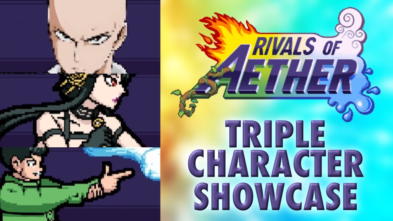 Rivals of Aether Workshop: Triple Character Showcase (Saitama, Yusuke ...