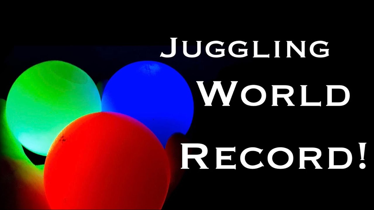 I Set a Juggling World Record! (Juggling While Standing on One Foot ...