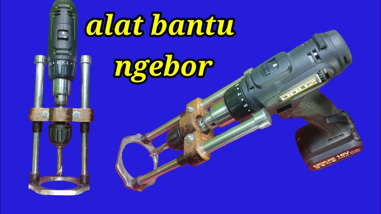 Membuat alat bantu bor lurus - YouTube