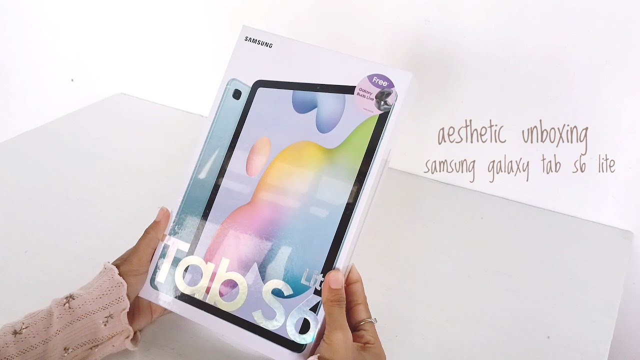 unboxing samsung galaxy tab s6 lite 2022 with pen | aesthetic - YouTube