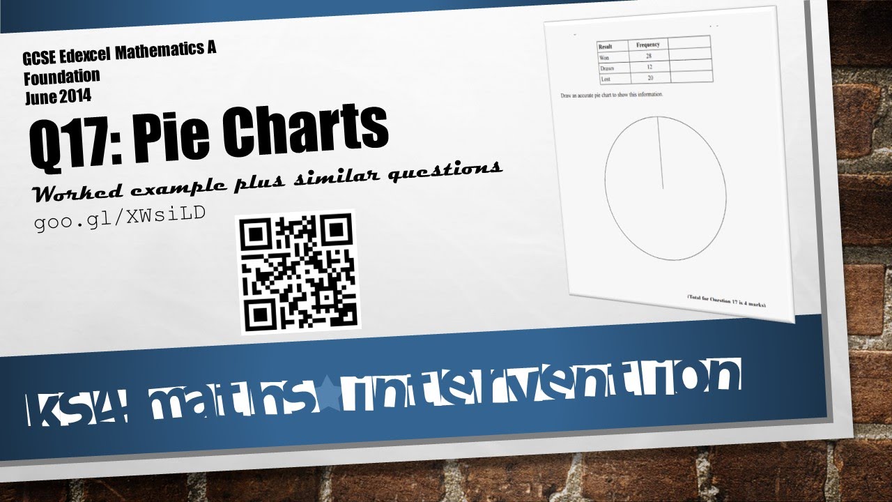 Q17 Pie Charts Maths Foundation Non Calculator GCSE Edexcel June 2014 q17-pie-charts-maths-foundation-non-calculator-gcse-edexcel-june-2014