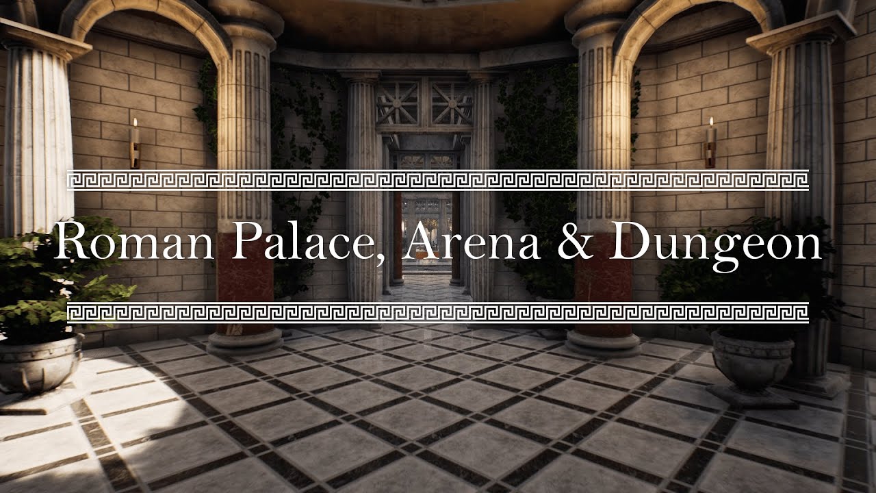 Roman Palace, Arena & Dungeon - Rome Fantasy Modular Kit - YouTube