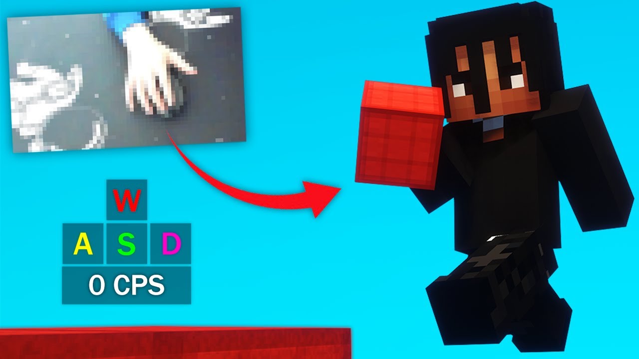 0 CPS Bridging in Hypixel Bedwars (ASMR) - YouTube