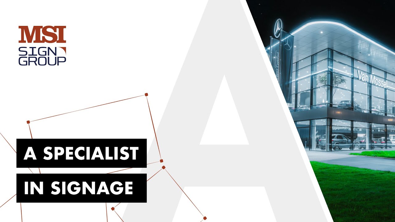 MSI Sign-Group "A specialist in signage" - YouTube