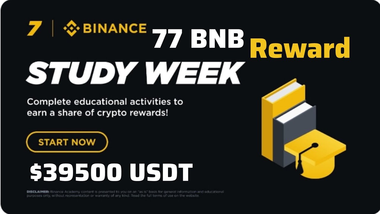 Binance Study Week Quest 77 $BNB $39570 USDT | Up To $5-$10 Free Earning Chance | Binance Offer ...
