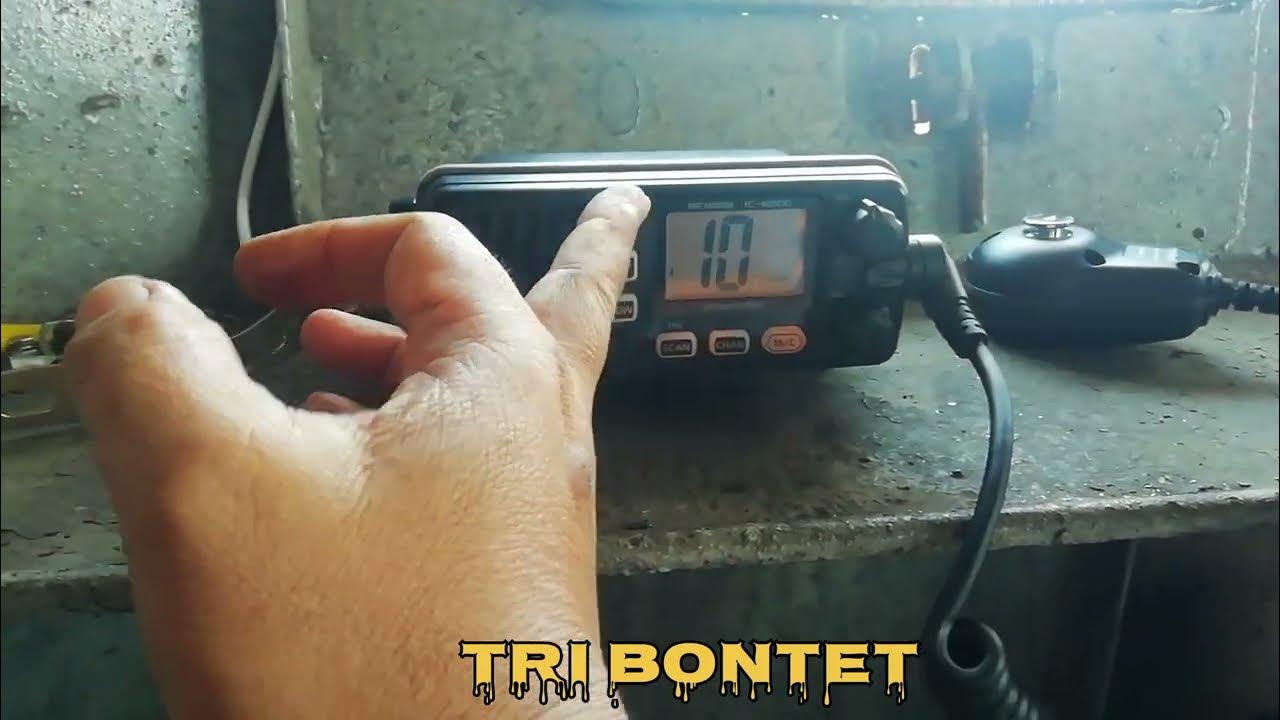 Pemasangan Radio VHF Kapal Icom IC-M200 - YouTube