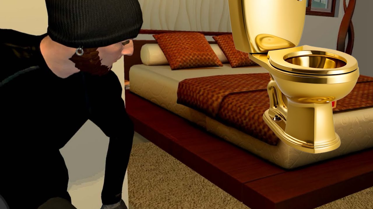 Golden Toilets Galore! | Thief Robbery Gameplay #1 - YouTube