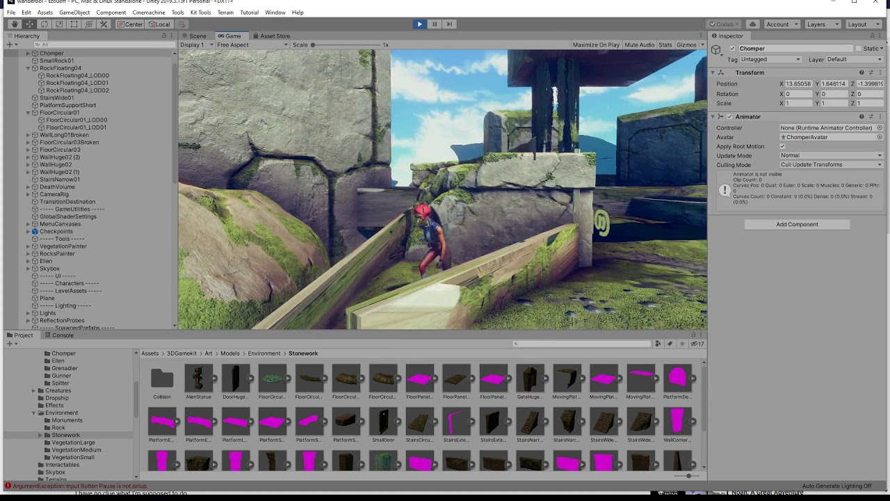 Polished first attempt to do something in Unity 2020 05 30 - YouTube