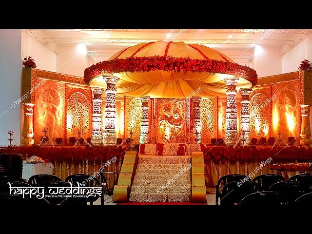 Kerala Hindu Wedding Stages