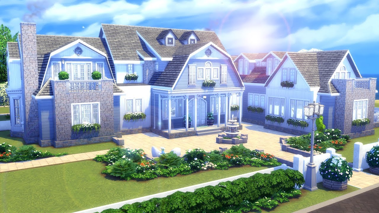 Brindleton Mansion Pt. 1 (Exterior) || The Sims 4: Speed Build - YouTube