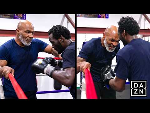 Mike Tyson INTENSE TRAINING With Terence Crawford For Floyd Mayweather Fight