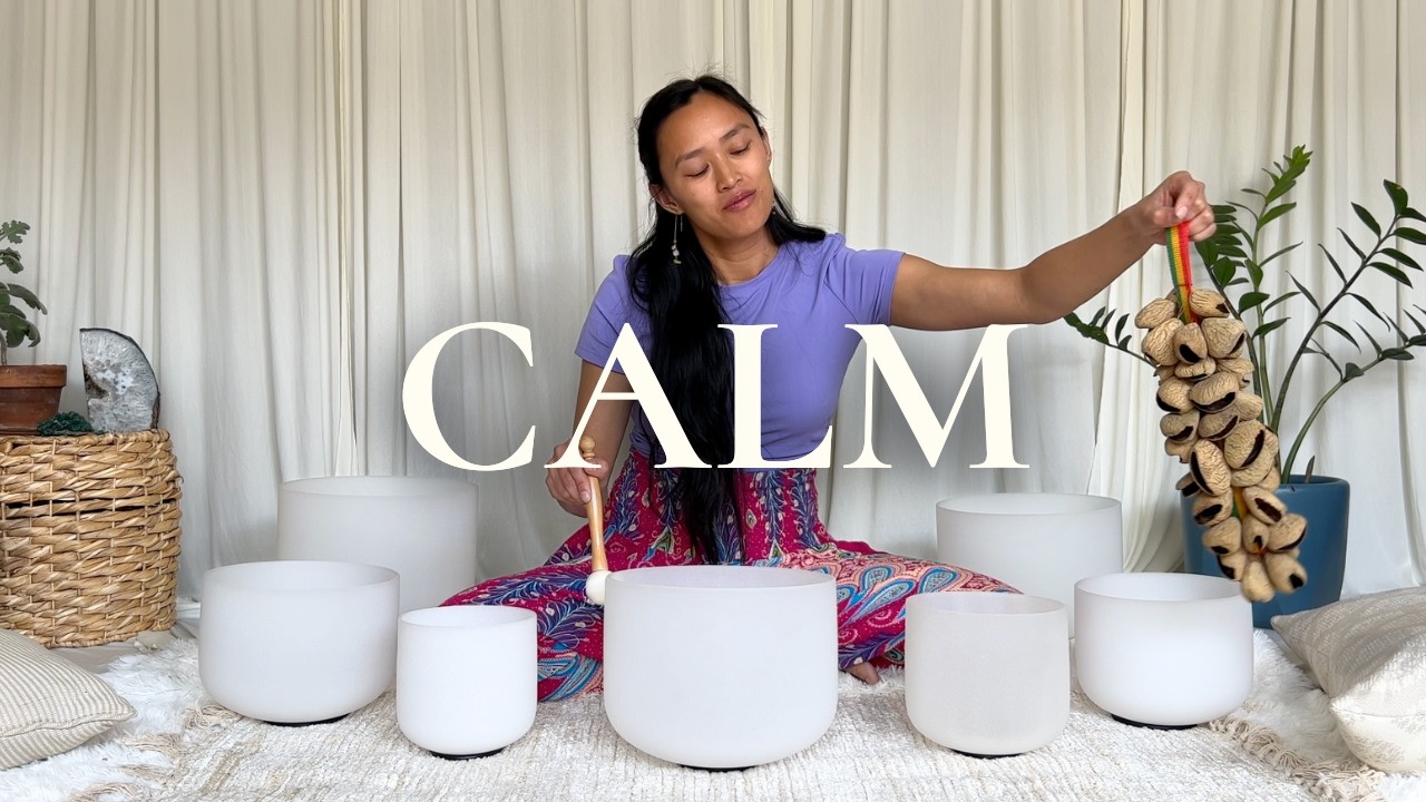 Sound Healing Meditation To Calm Your Mind | Sound Bath | Healing ...