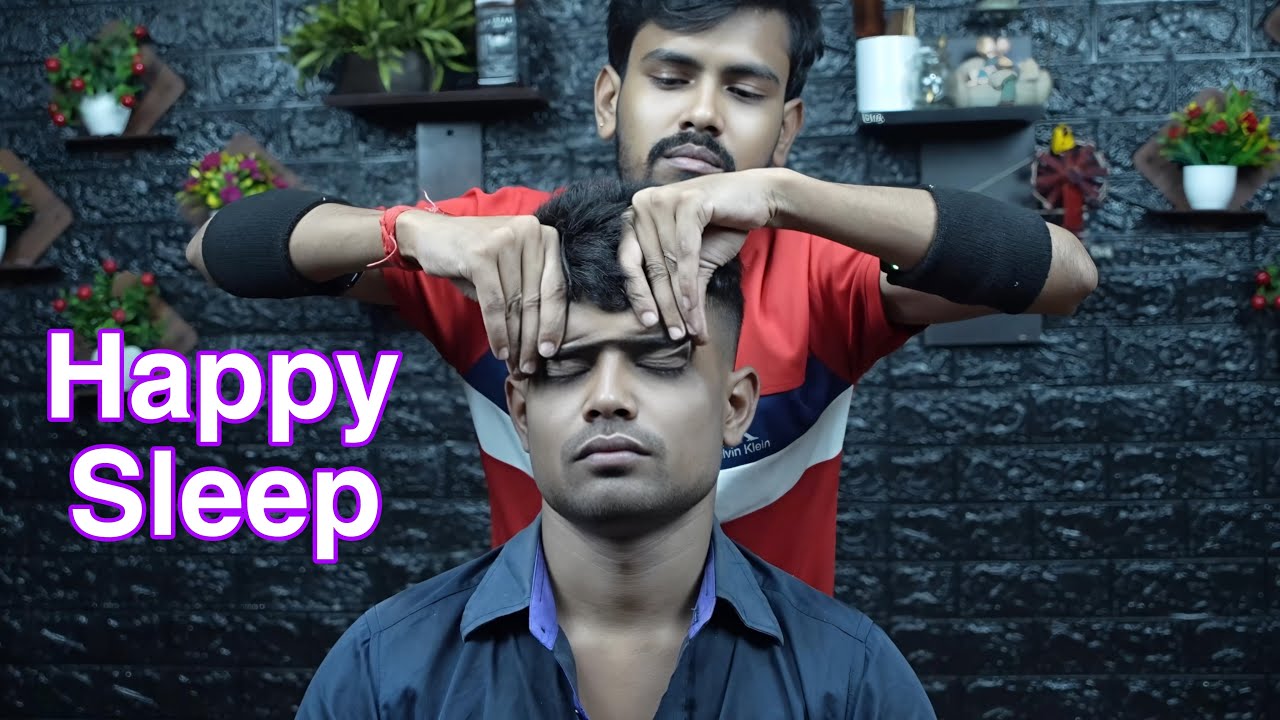 Indian ASMR Head Massage With Forehead Tapping And Head Scratching ...