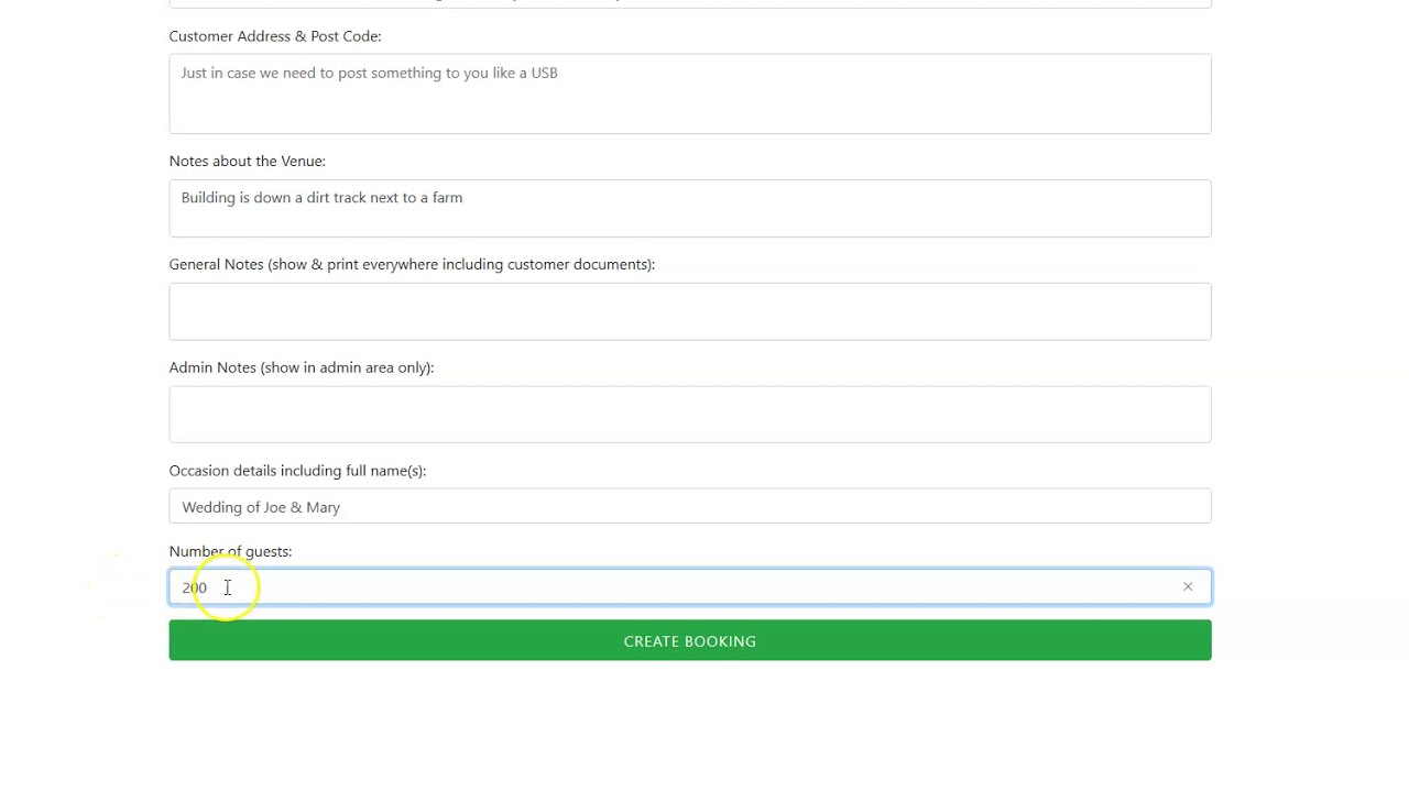 How to create a manual booking in Booth Manager - YouTube