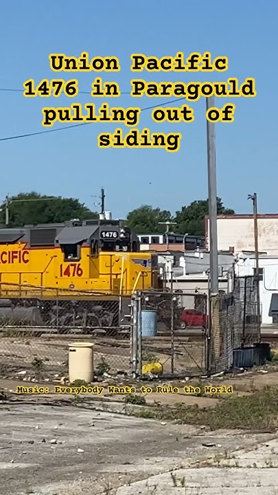 UP 1476 in Paragould, Arkansas - YouTube