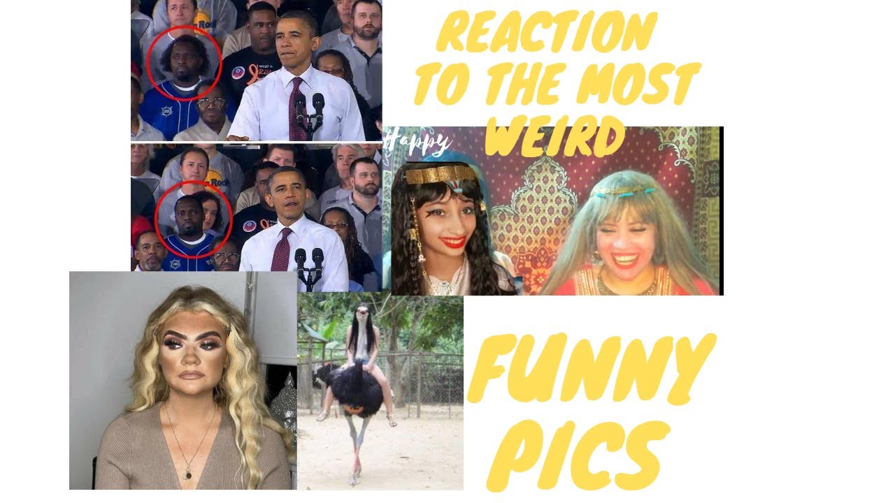 Reaction to weird pics captured at weird times - YouTube